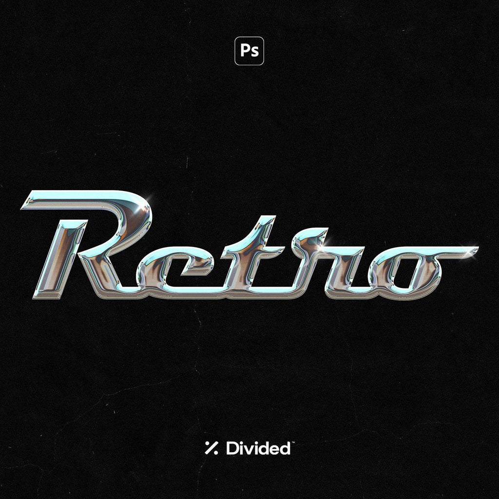 Retro Chrome Effect by Divided.co
