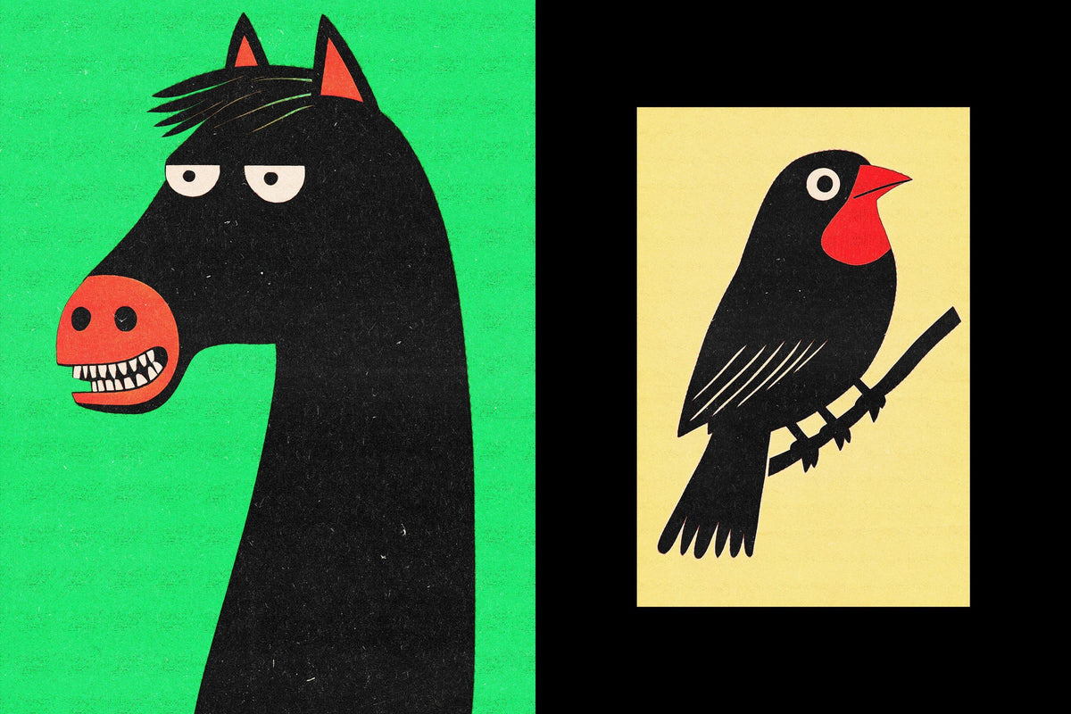Retro Misprint Design Effect by Pixelbuddha