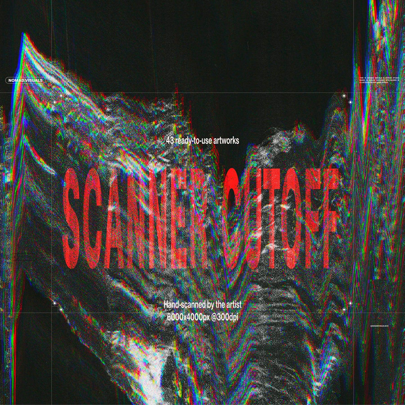 Scanner Cutoff Glitch Textures by Nomad Visuals