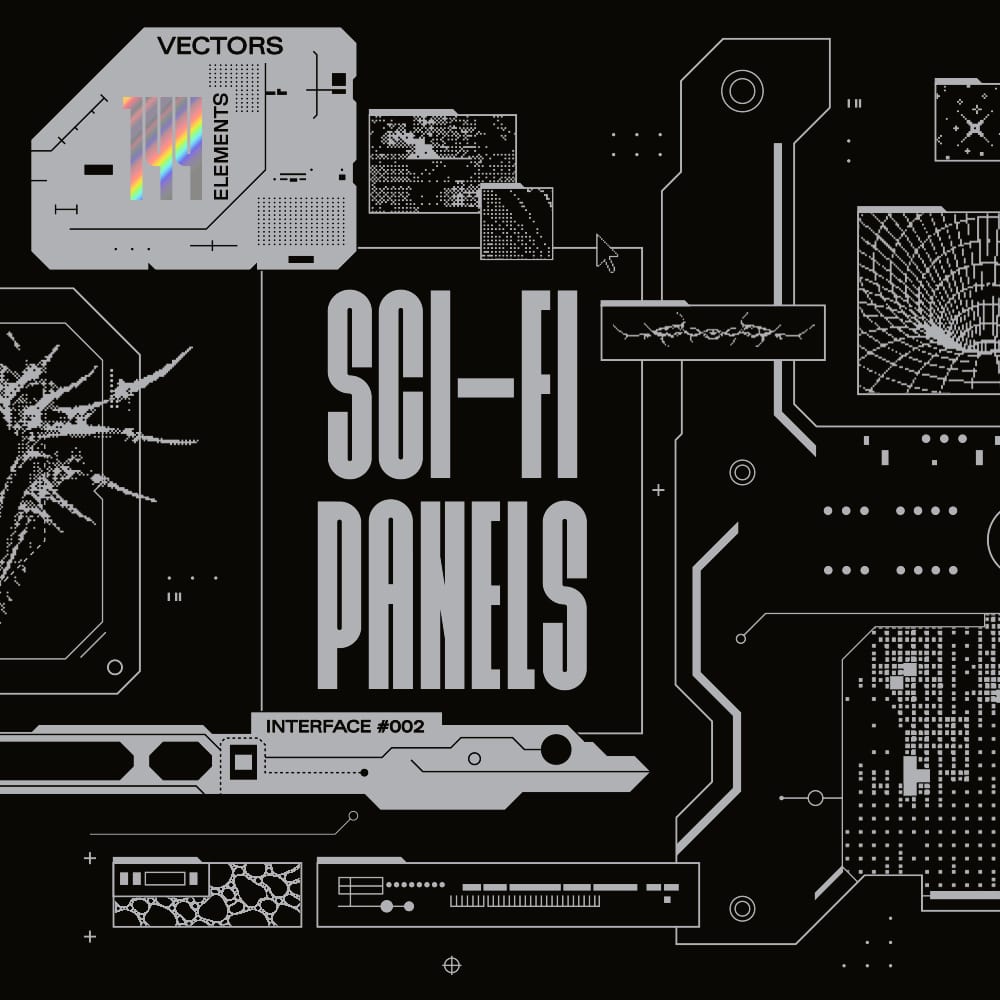 Sci-Fi Panels Vector Pack by MiksKS