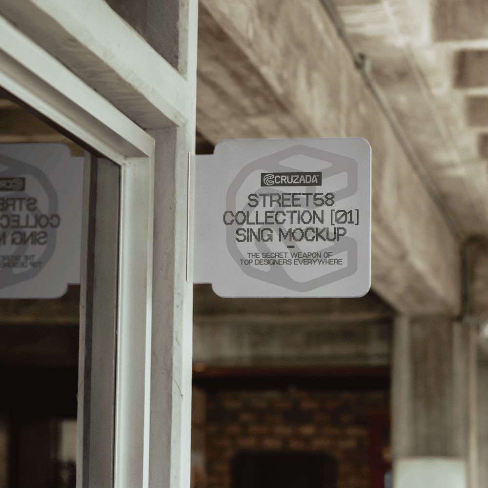 Sign on Curtain Wall Mockup by Cruzada Supply