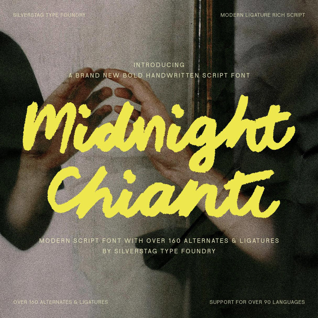 SLTF Midnight Chianti - Bold Handwritten Font by SilverStag Type Foundry