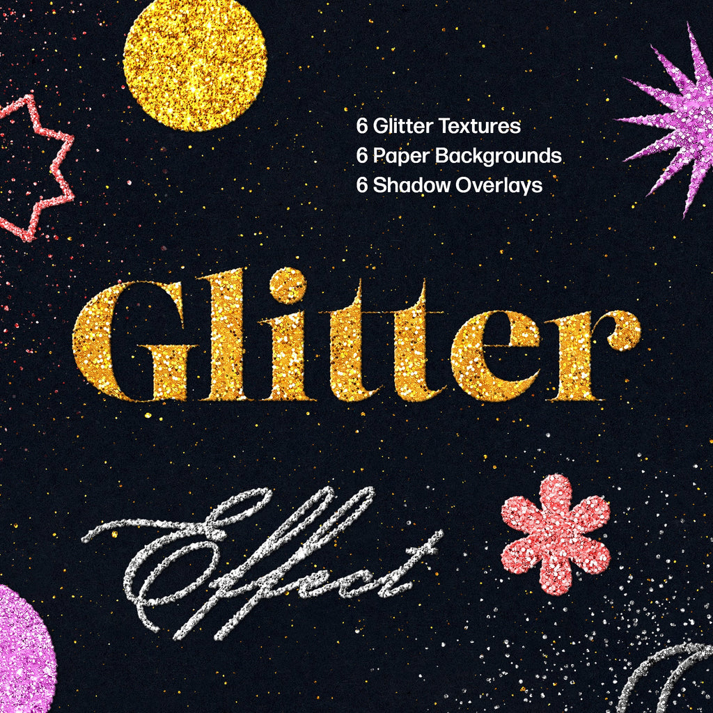 Sparkling Glitter Text & Logo Effect by Pixelbuddha