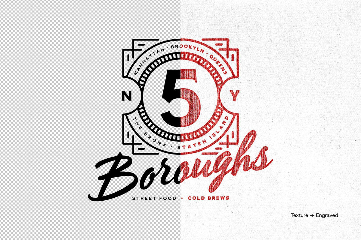 Stamp Kit (7 Ink Textures) by Divided.co