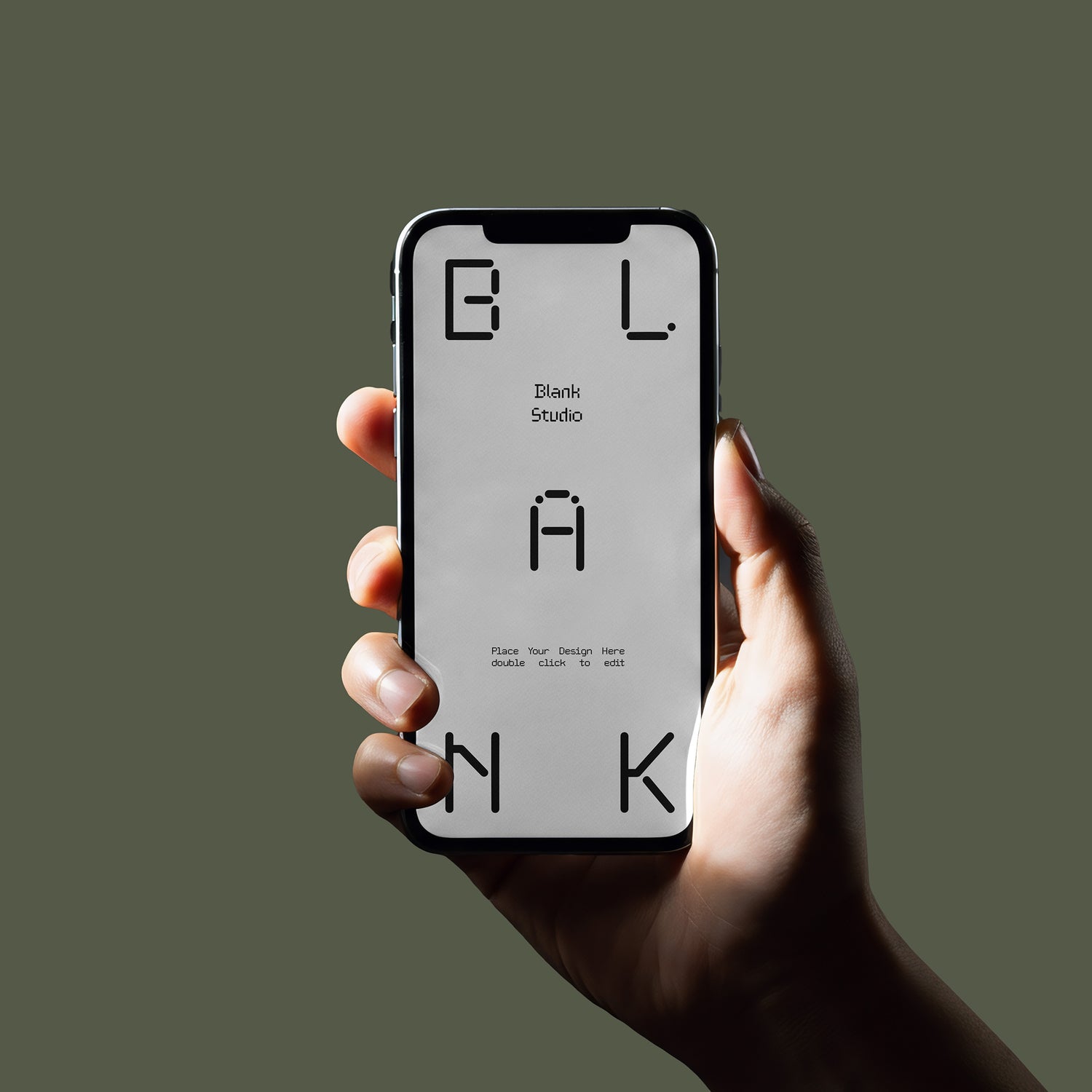 Studio Spotlight Phone Mockup by Blank Studio