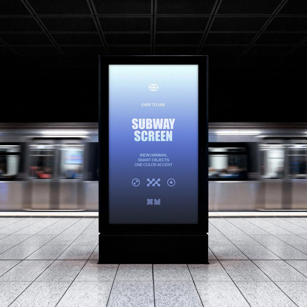 Subway Vertical Screen Mockup by Pixelbuddha