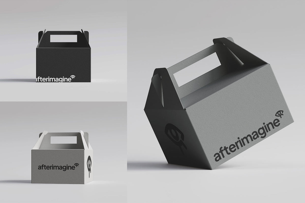 Takeaway Box Packaging Mockups by Afterimagine