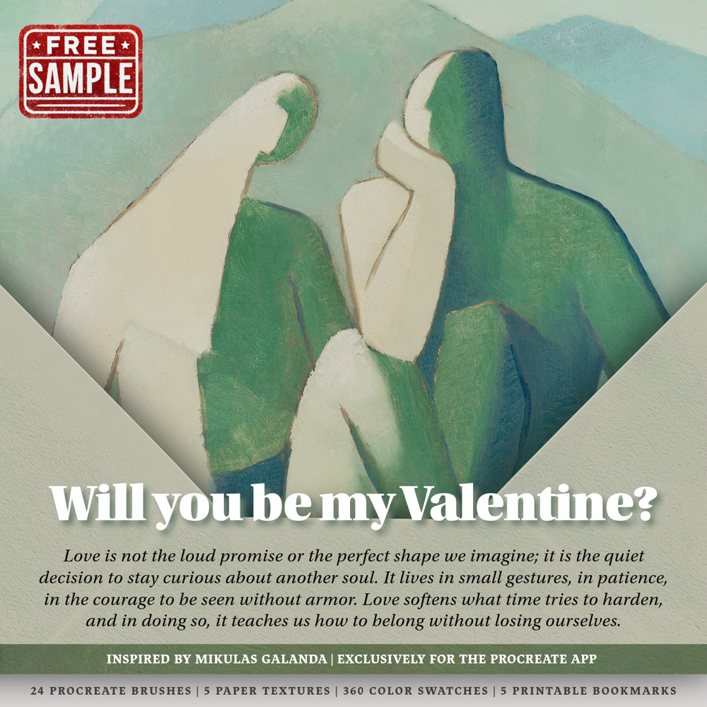 The Valentine's Day (2026) Procreate Kit (Free Download) by Digi Life