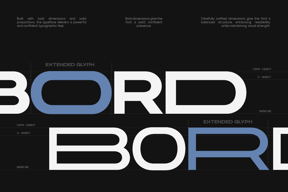 TRT Mont Broz — Bold Modern Sans Display Typeface by True Type Lab