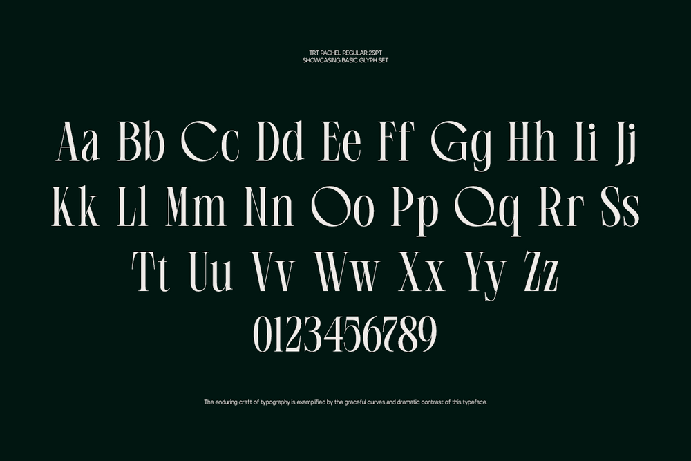 TRT Pachel Luxury Editorial Serif Font by True Type Lab