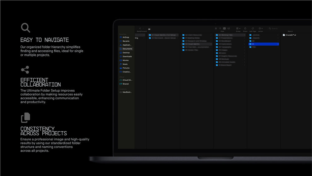 Ultimate Folder Setup - Productivity Tool by Cruzada Supply