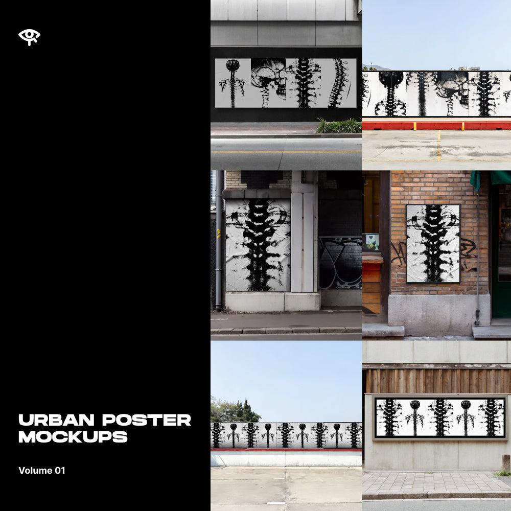 Urban Poster Mockups Vol 1 by Afterimagine