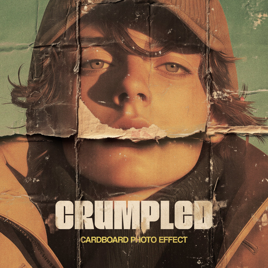 Vintage Crumpled Photo Effect by Pixelbuddha