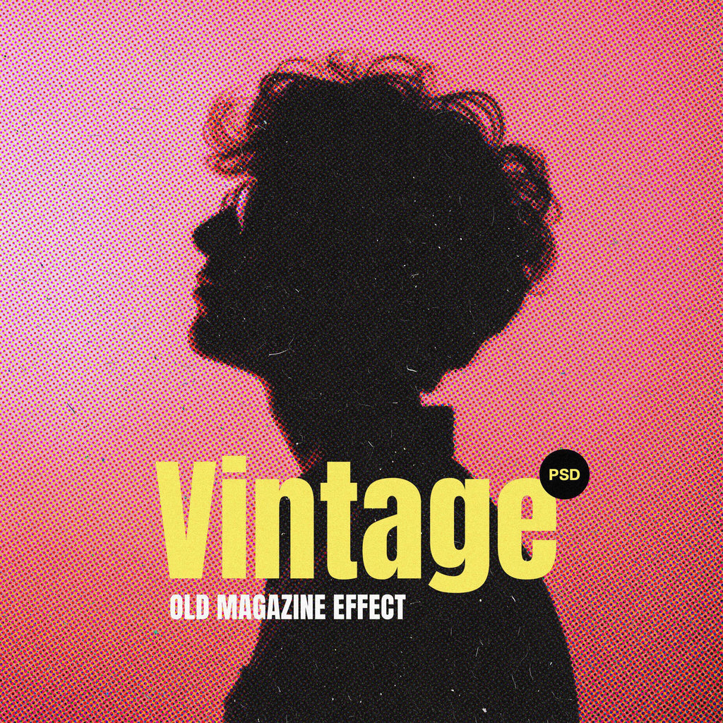 Vintage Halftone Magazine Effect by Pixelbuddha