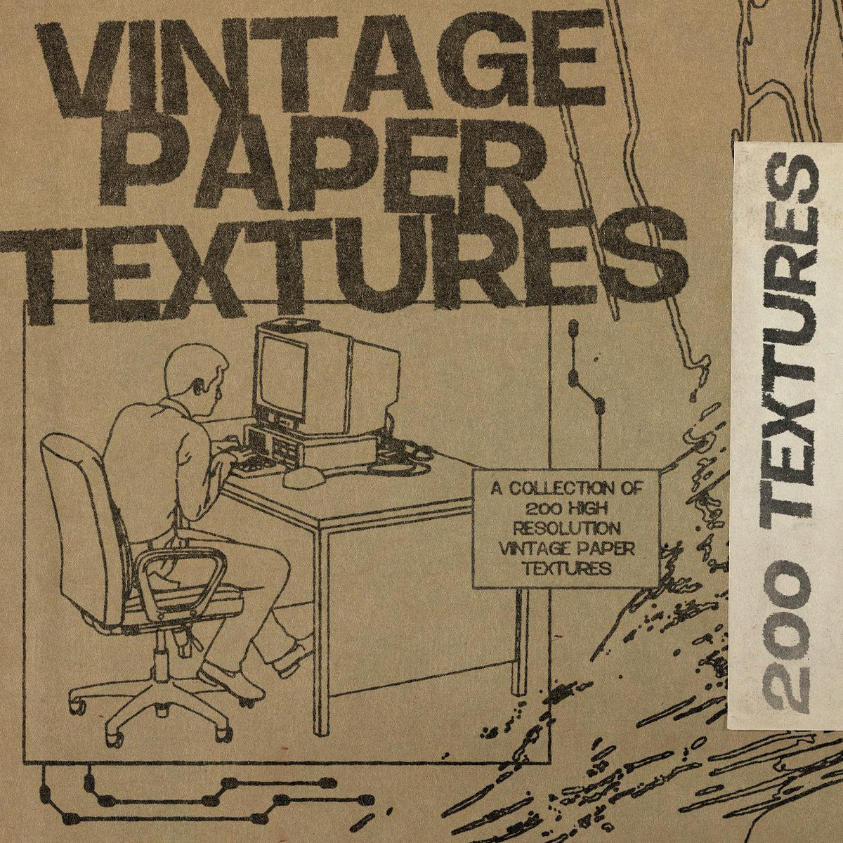 Textures - Vintage Paper, Free Textures Download, Grunge Overlays