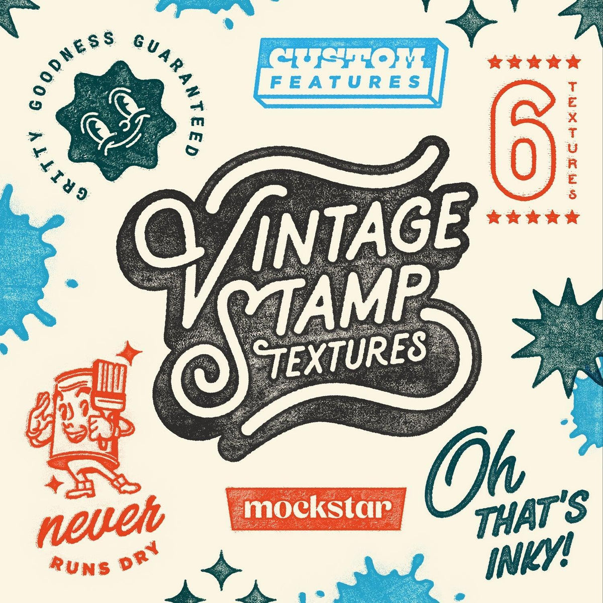 Vintage Stamp Texture Effect by mockstar