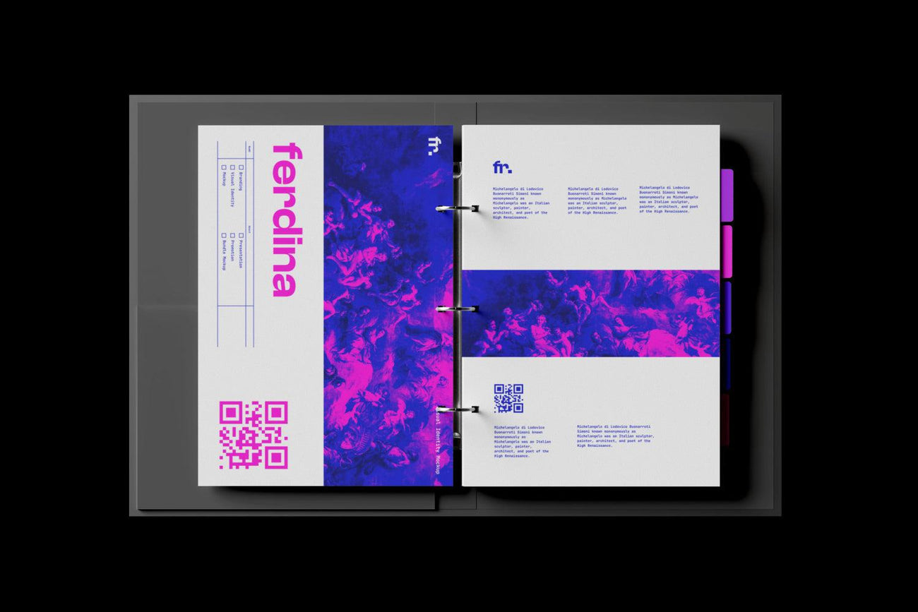 Visual Identity Mockup Ferdina by Aftermockup