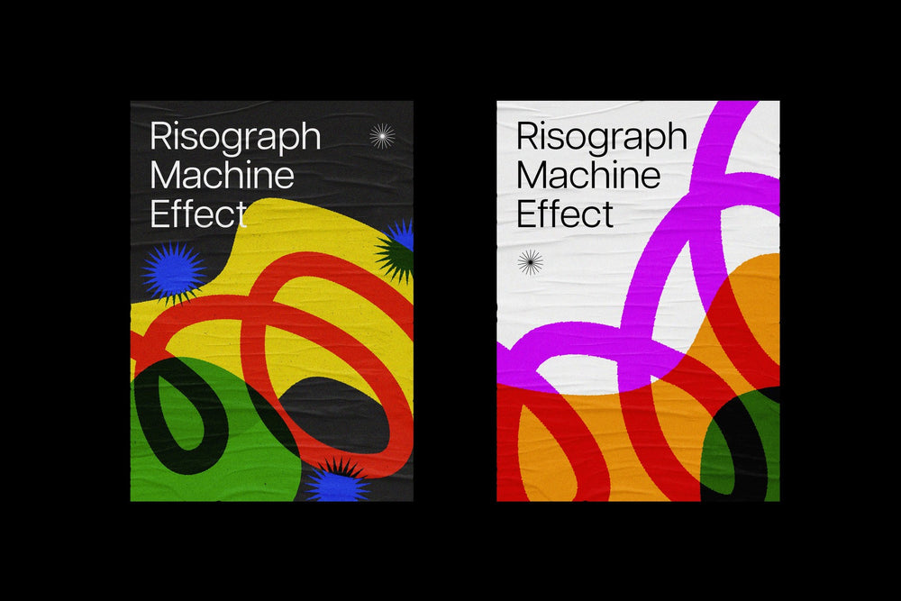 Weaving Machine Risograph Creator by Pixelbuddha