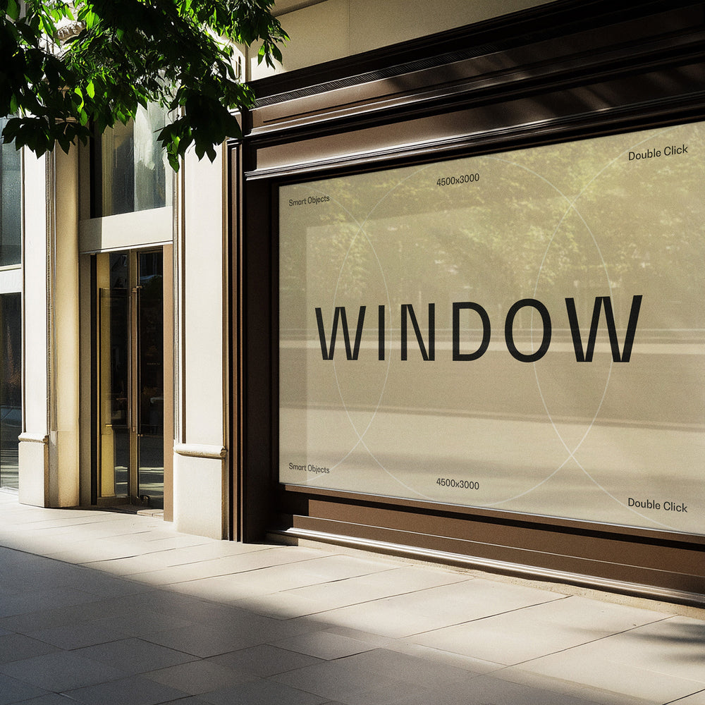Window Banner Mockup by Pixelbuddha