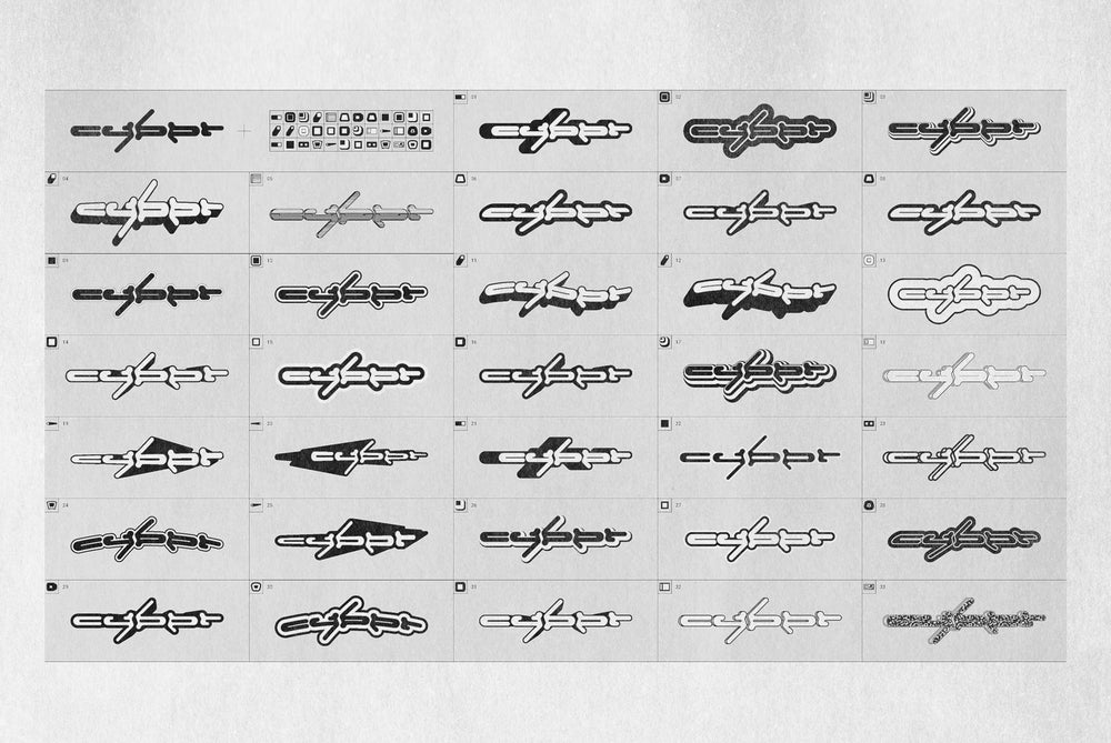 Y2K 240 Shapes Badges Graphic Styles by Vanzyst