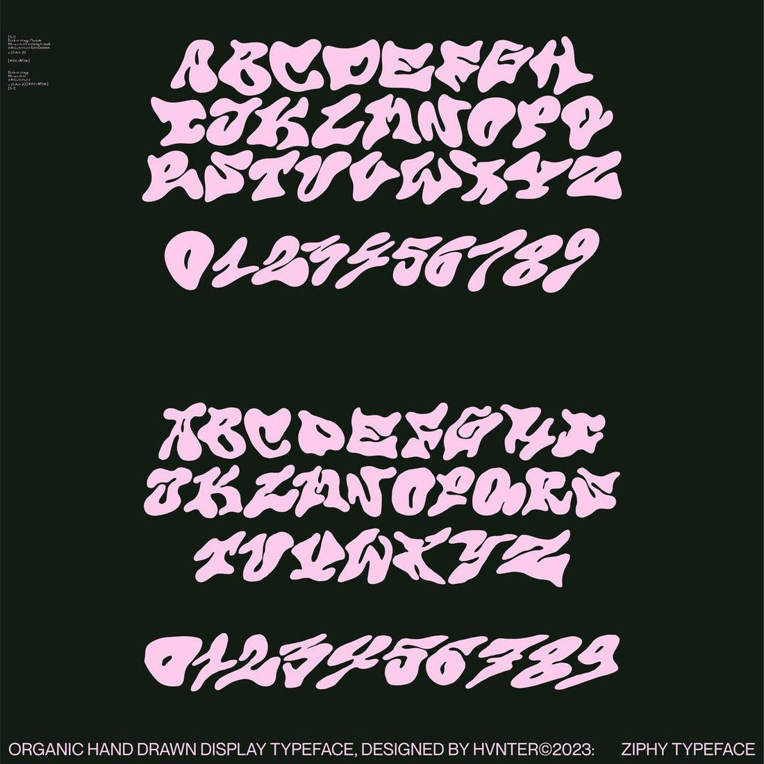 ZIPHY Typeface by HVNTER