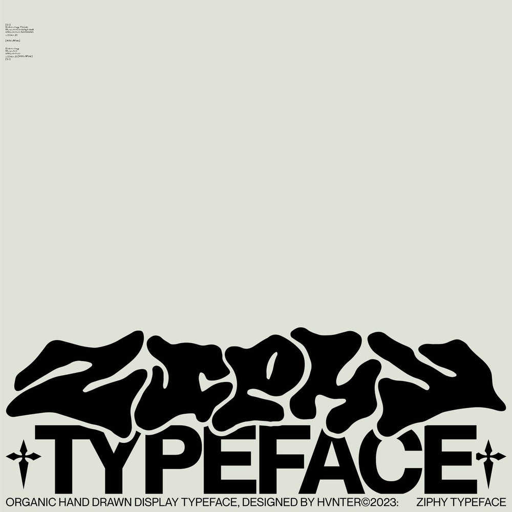 ZIPHY Typeface by HVNTER