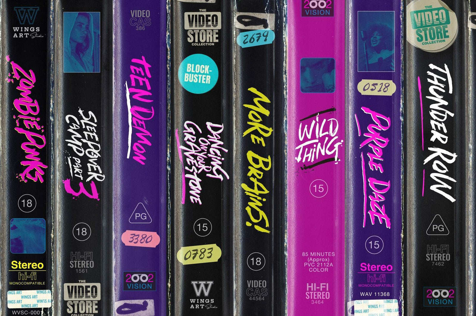 Zombie Punks: Retro 80s Horror Font by Wingsart Studio